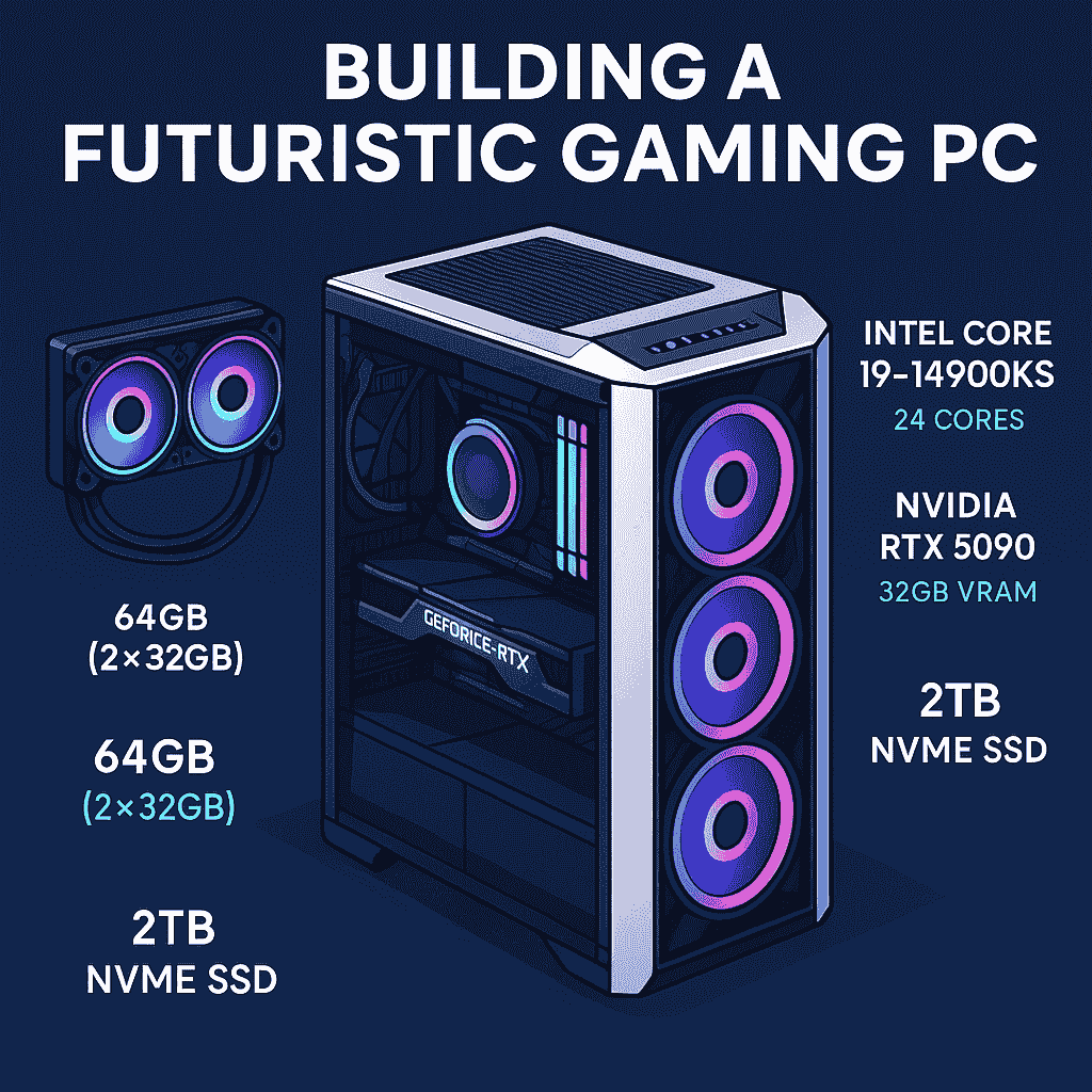 How to Build a Futuristic Gaming PC in 2025 [Ultimate Guide + Latest ...